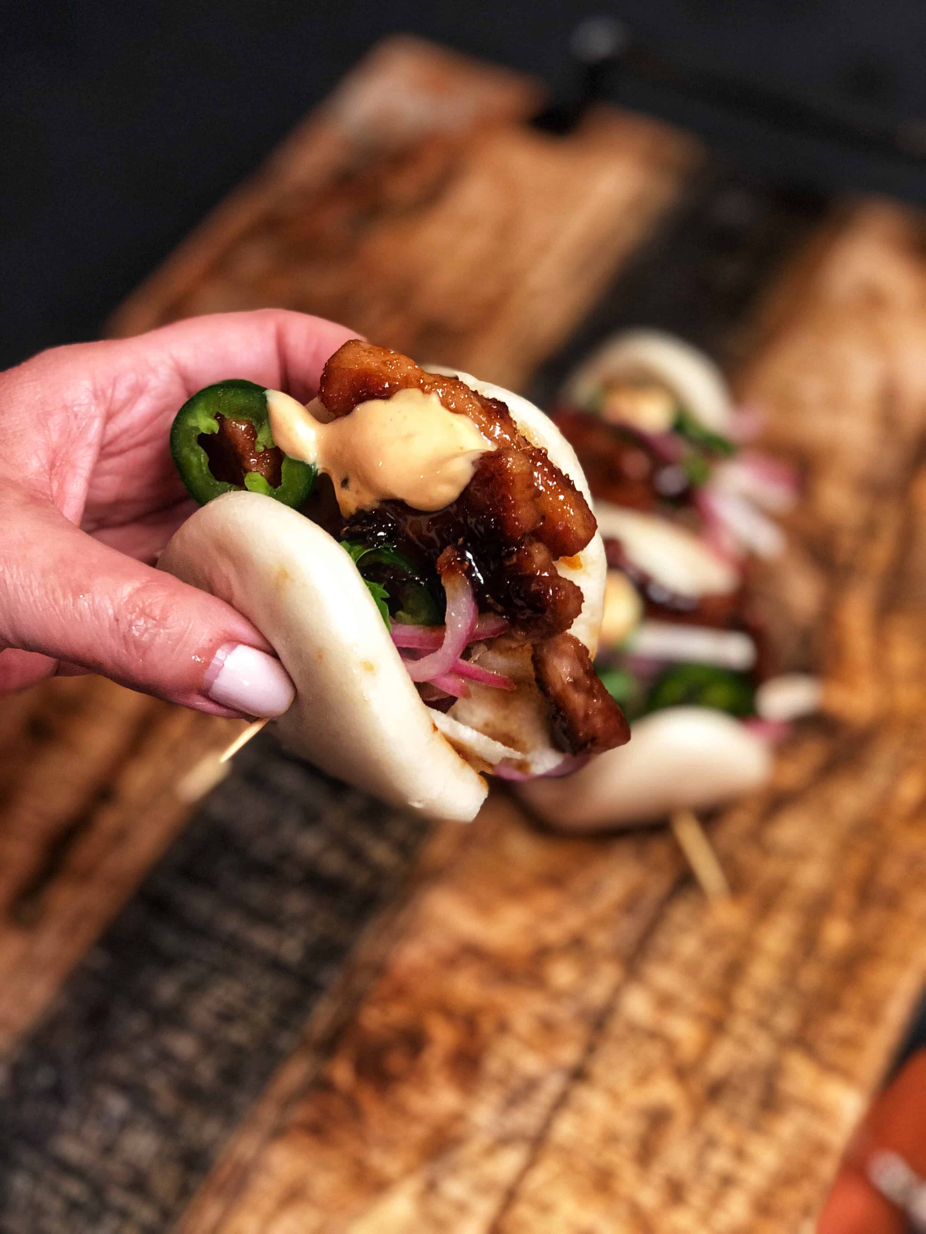 PORK BELLY BAO BUNS | ASIAN COOKING | FUSION