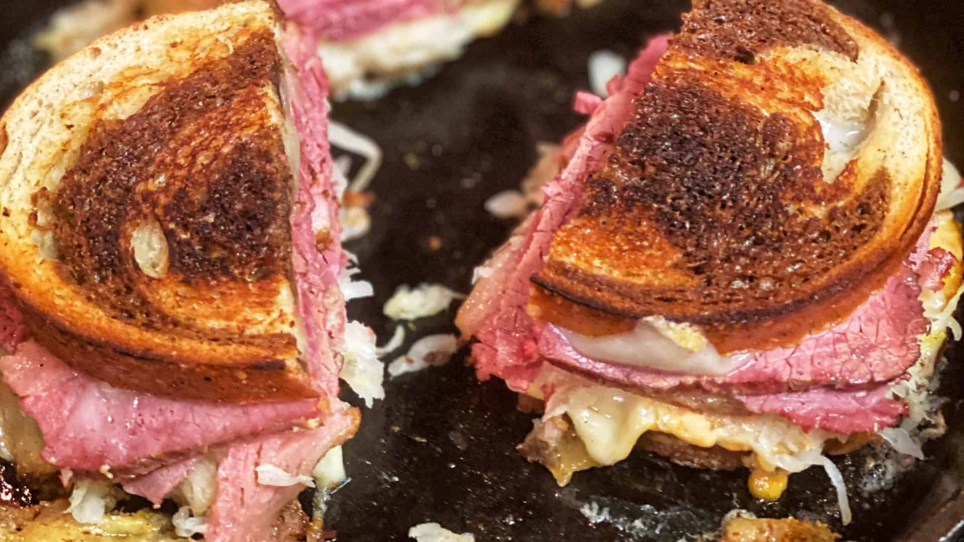 TWO-CHEESE REUBEN SANDWICH | LUNCH | EASY RECIPE