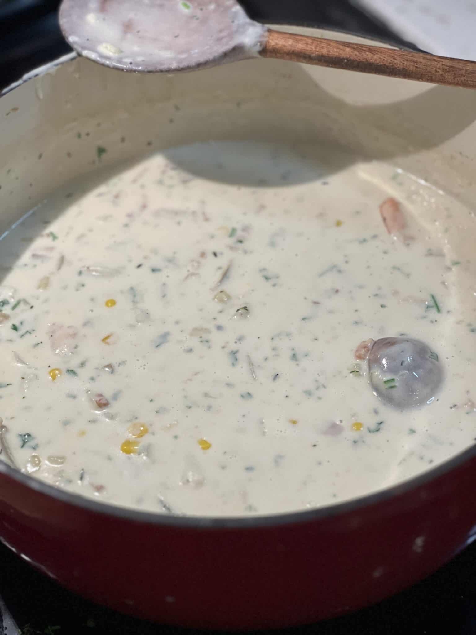 Seafood and Corn Chowder | Charlotte Fashion Plate
